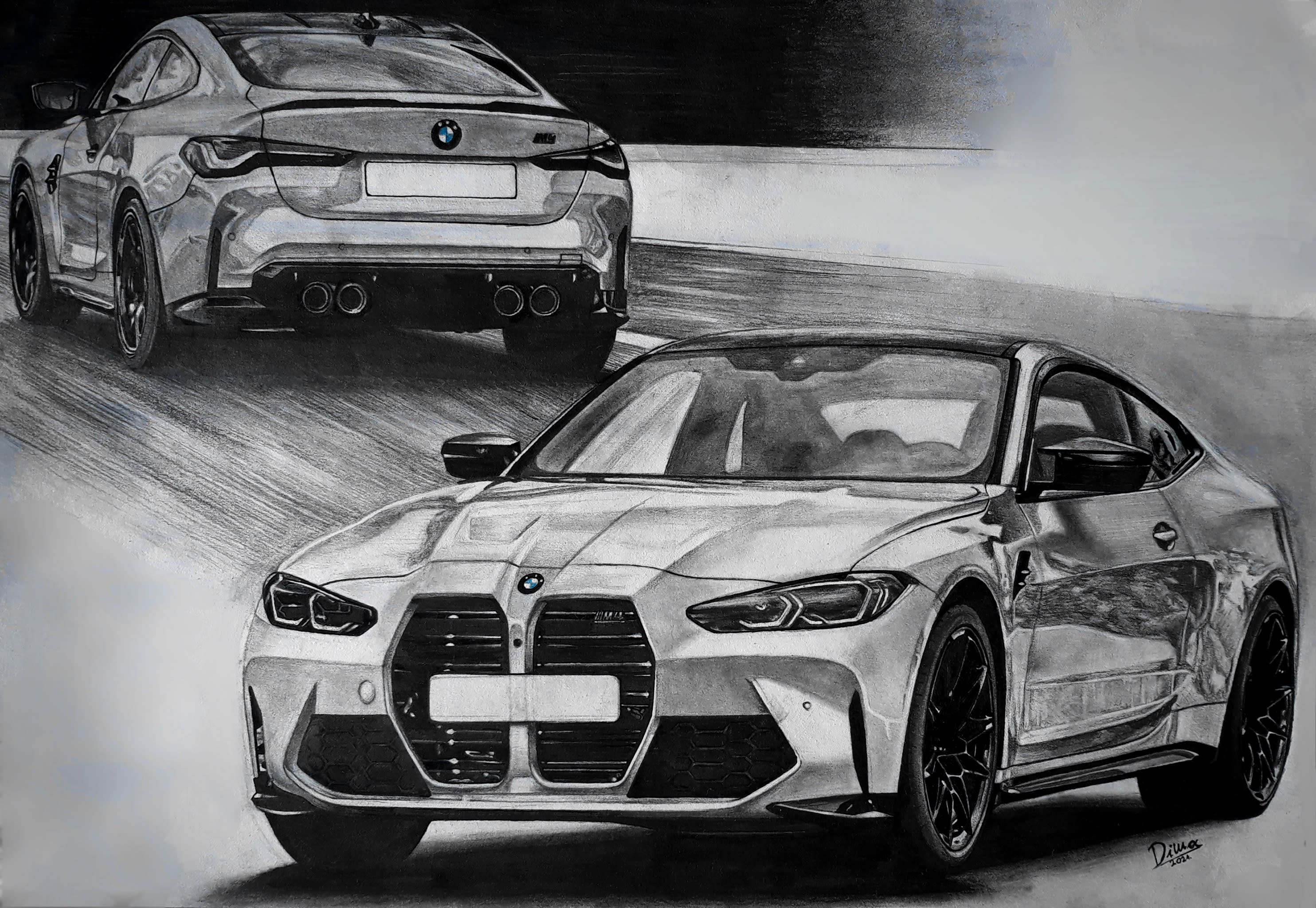 Dessins Au Crayon Sympas De Voitures Dessin De Voiture à Partir D'une