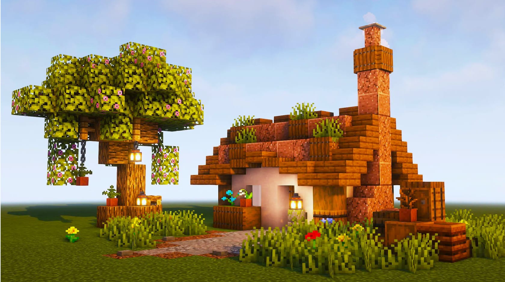 Petite Maison Minecraft