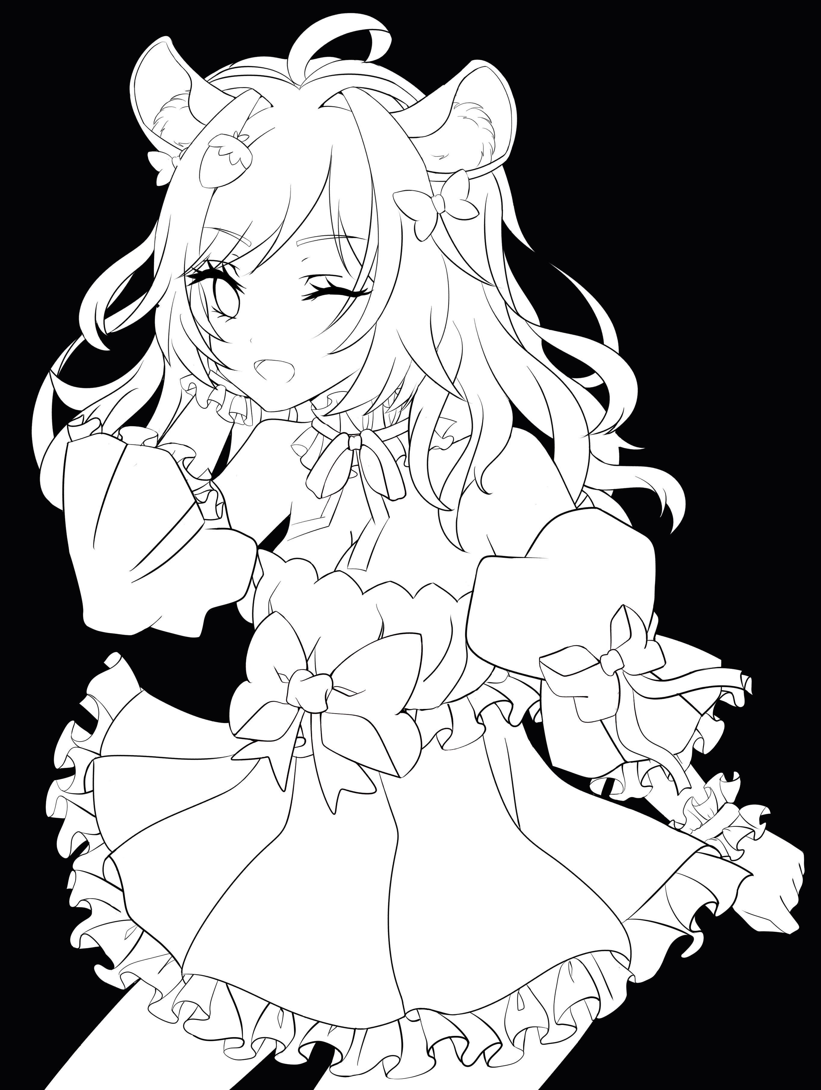 Free Anime Lineart Png, Download Free Anime Lineart Png Png, 45% OFF