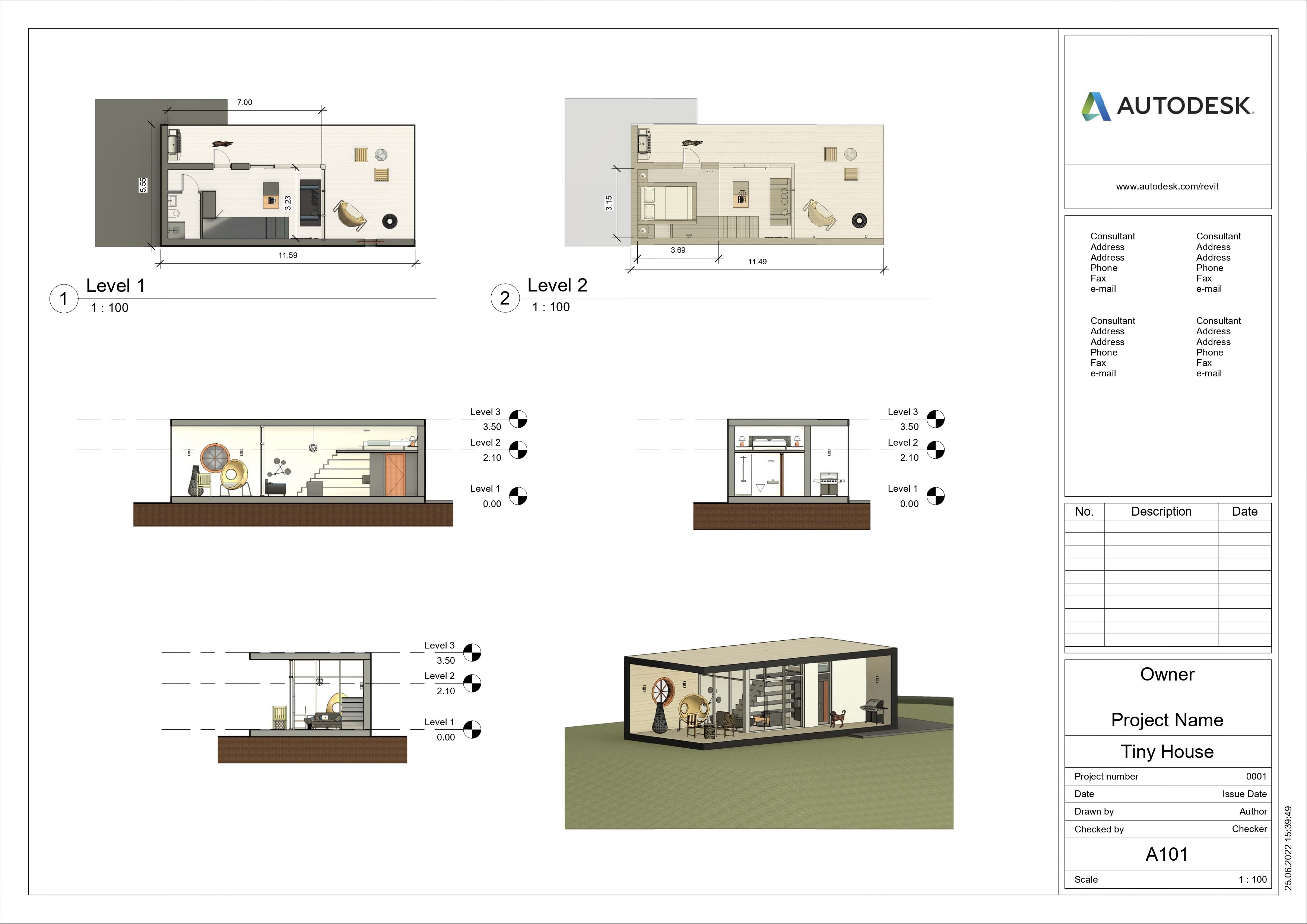 Revit Tiny House Designs