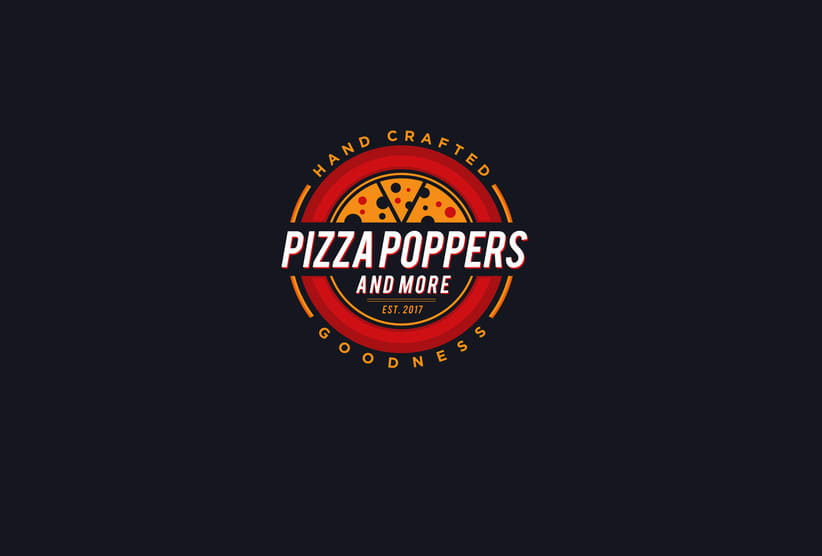 Creative Pizza Logo Davino's Pizza
