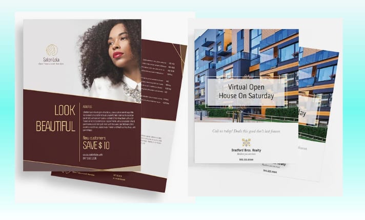 Vistaprint Flyer Design Templates Car Services Folded Leaflets