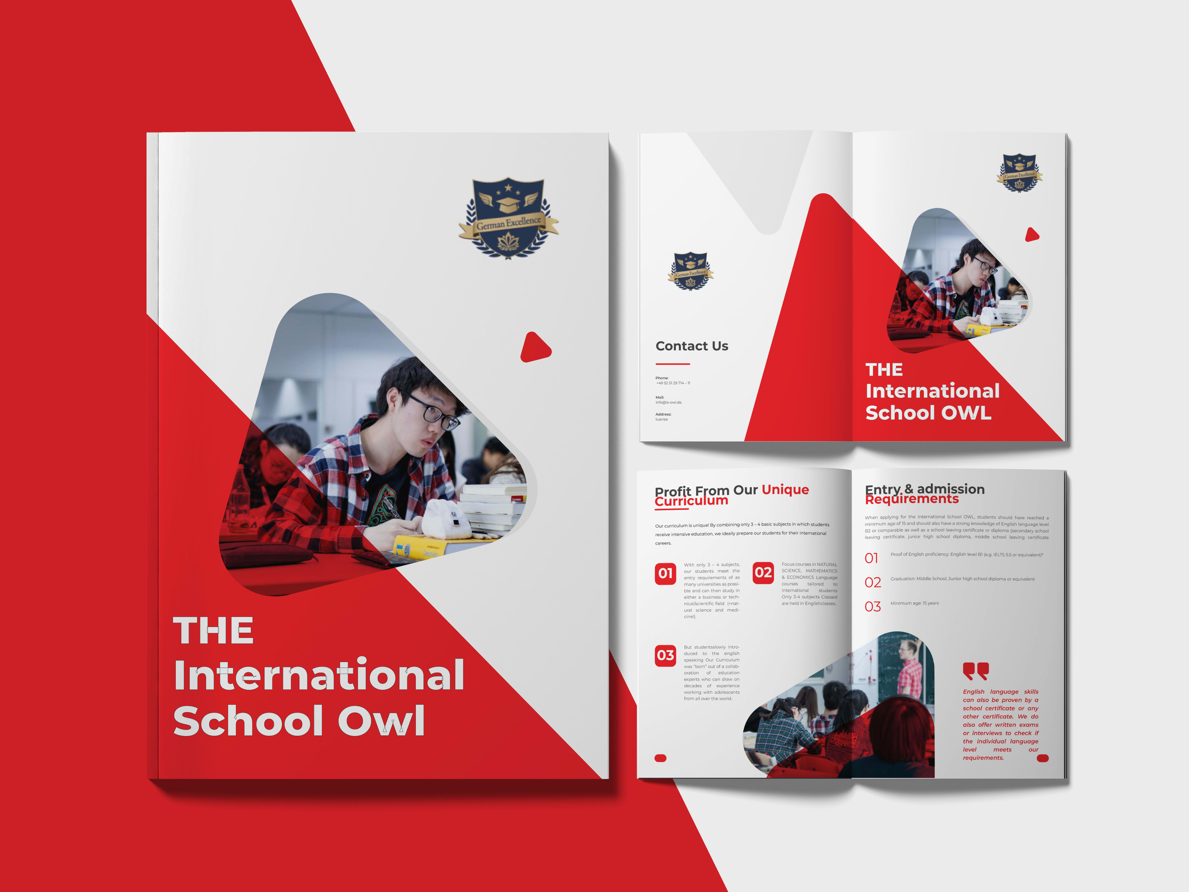 Brochure Design Education Education Brochure Template | Creative
