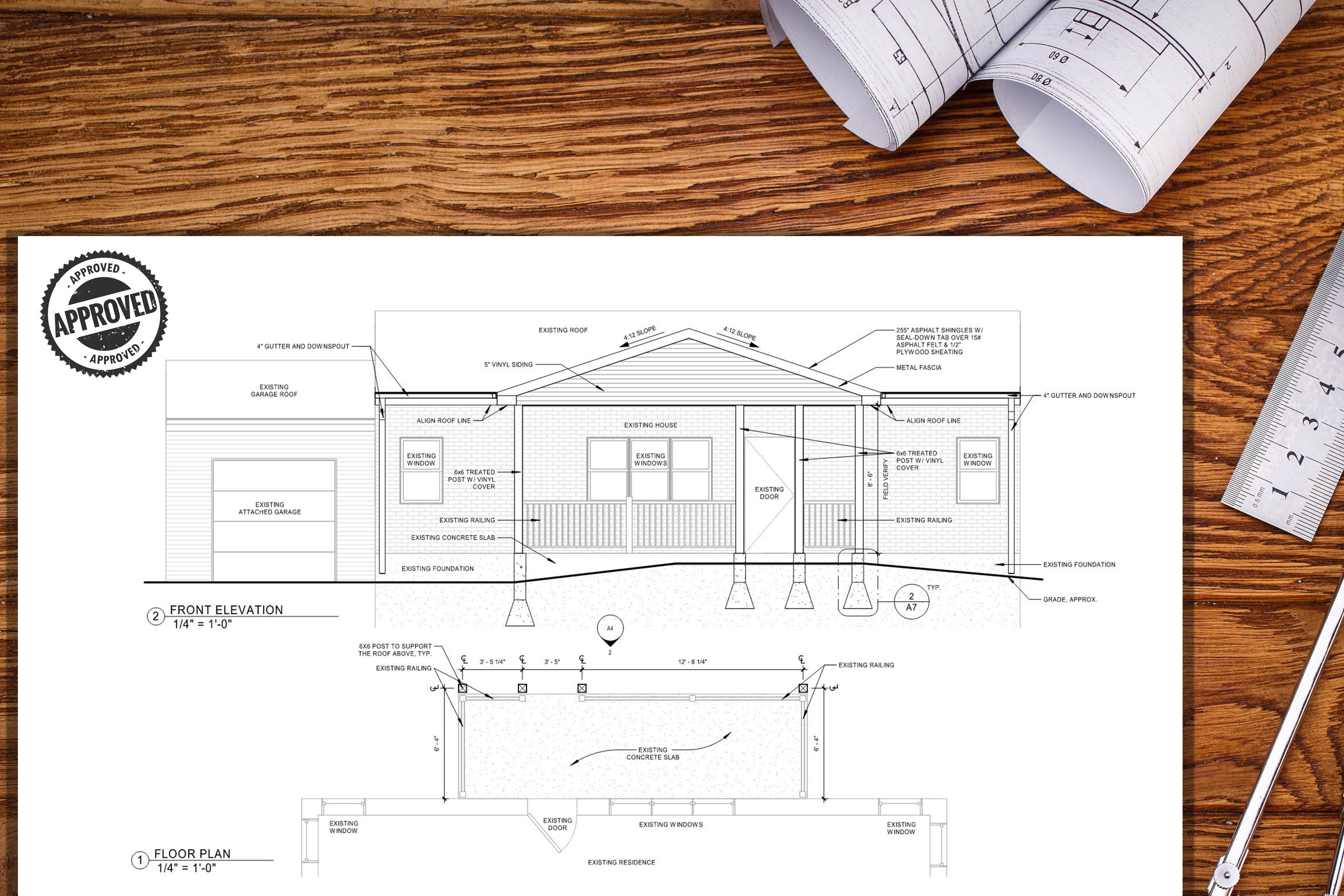 Porch Construction Drawings