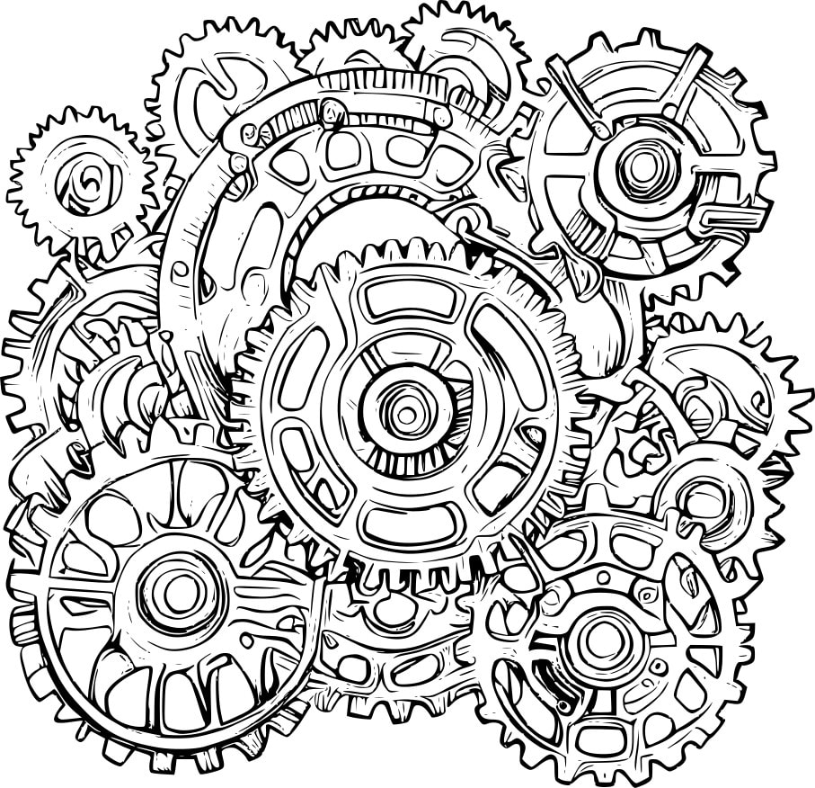 mechanical engineering coloring pages