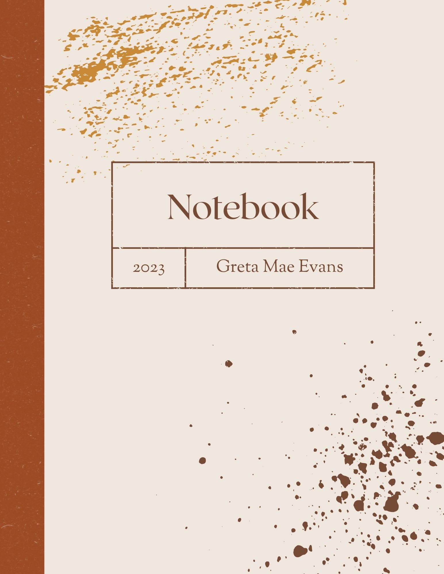 Free Printable Aesthetic Notebook Cover Templates Canva, 60% OFF