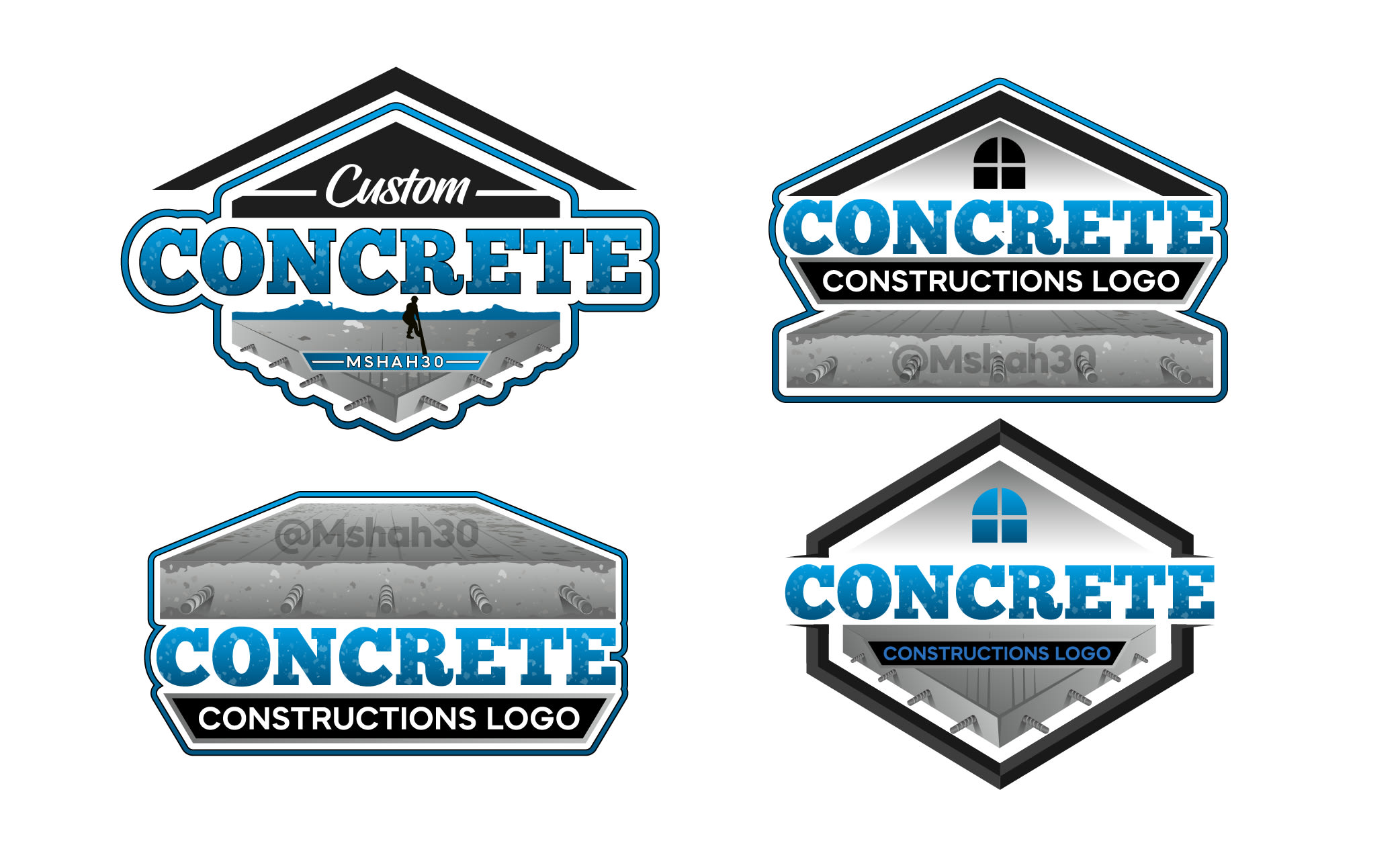 Concrete Construction Logos 1,300+ Concrete Company Logos Stock