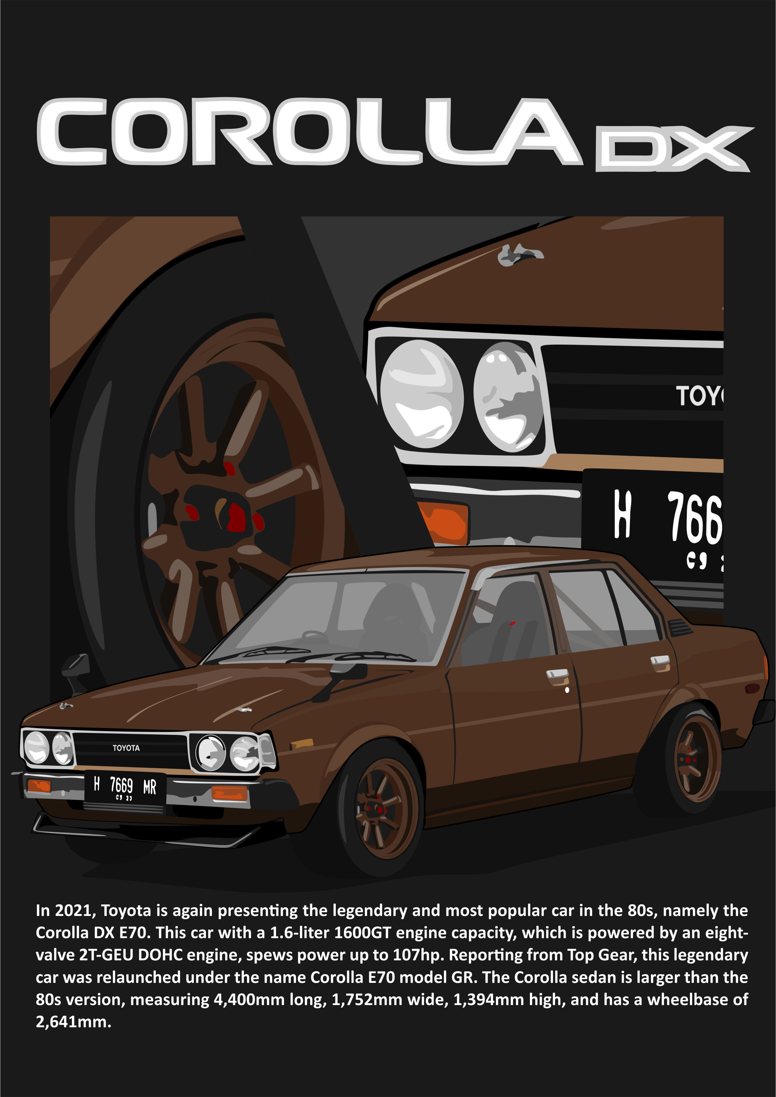 Corolla Dx Logo 7 Car Ideas | Corolla Ke70, Corolla Dx, Toyota Cars