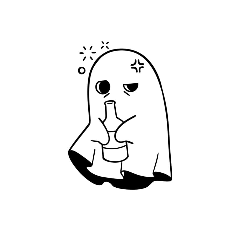 Cute Ghost Tattoo Sheet Ghosts — Falk Tattoos