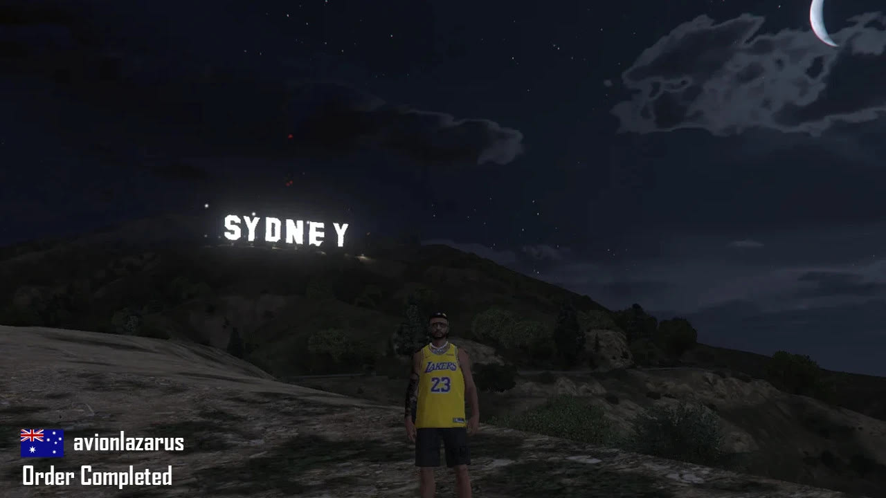 Vinewood Sign Fivem Verwandeln Sie Das Vinewood Zeichen In Ihr 3d Logo