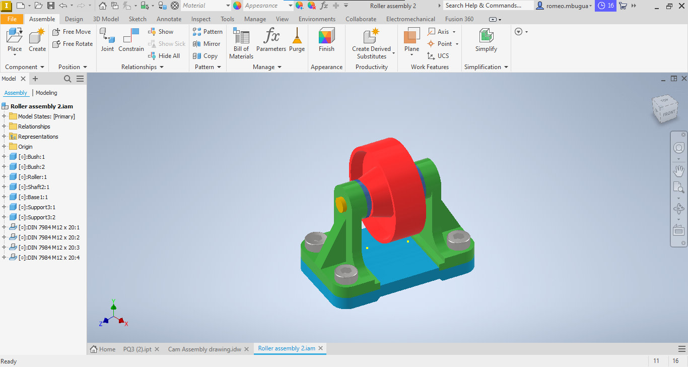 Explosionszeichnung Inventor ANDREEs] Inventor Tutorial 27