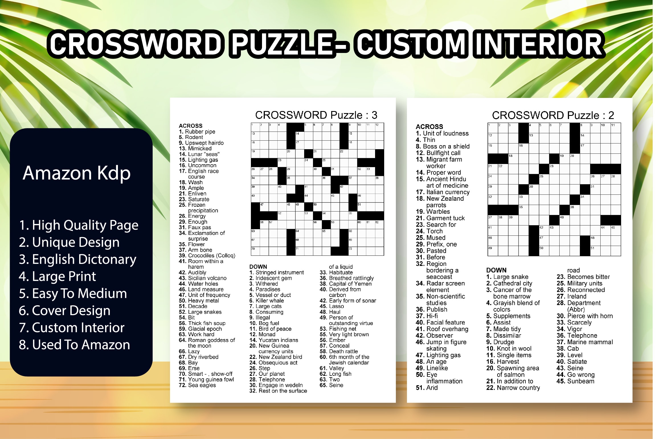 Large Printable Easy Crossword Puzzle Funster 100+ Large Print Easy