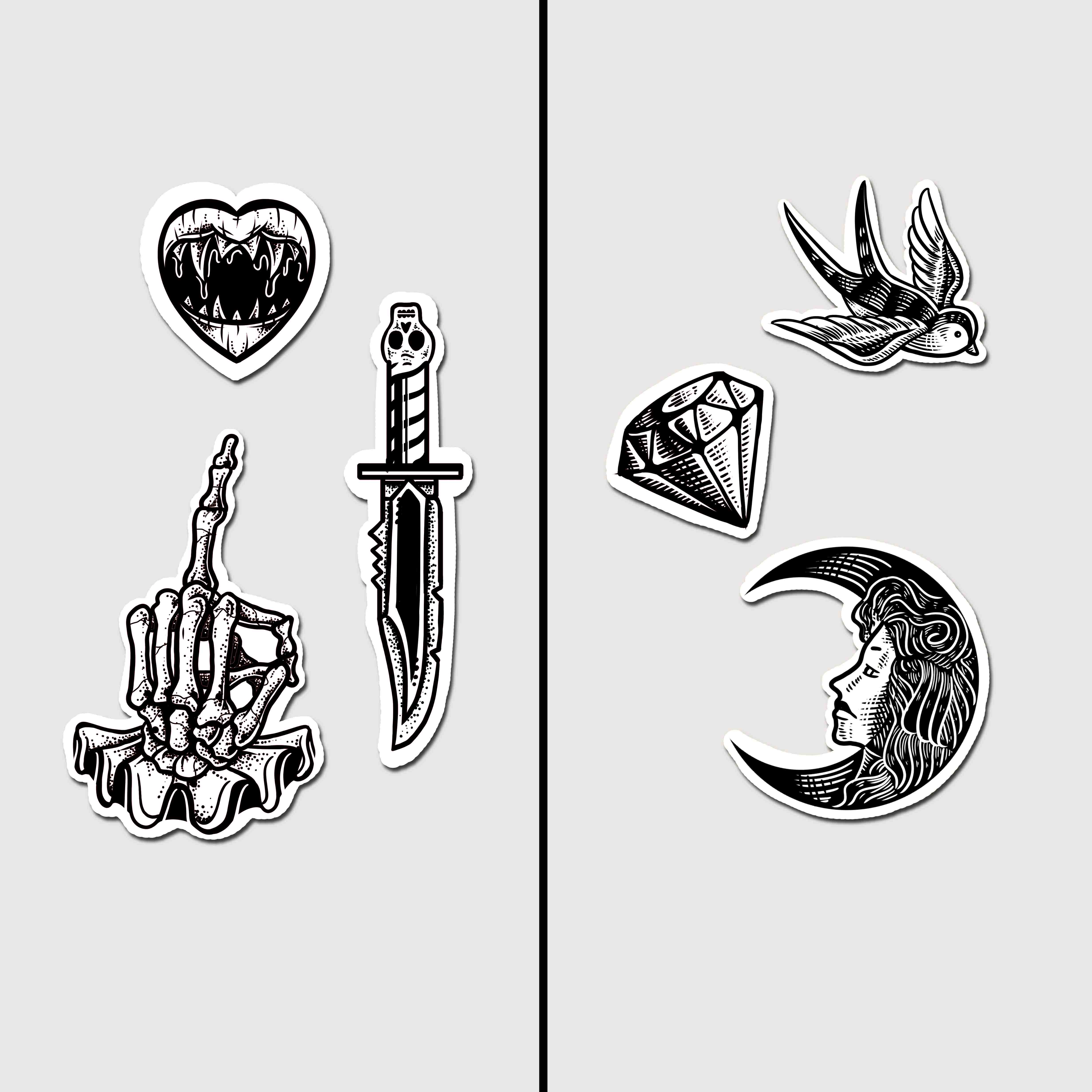 dark tattoo flash