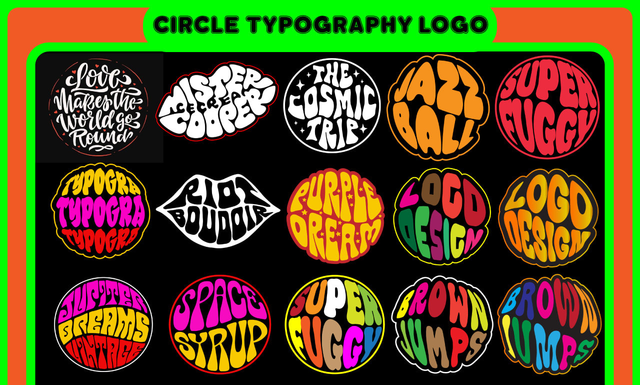 Typography Circle Logo