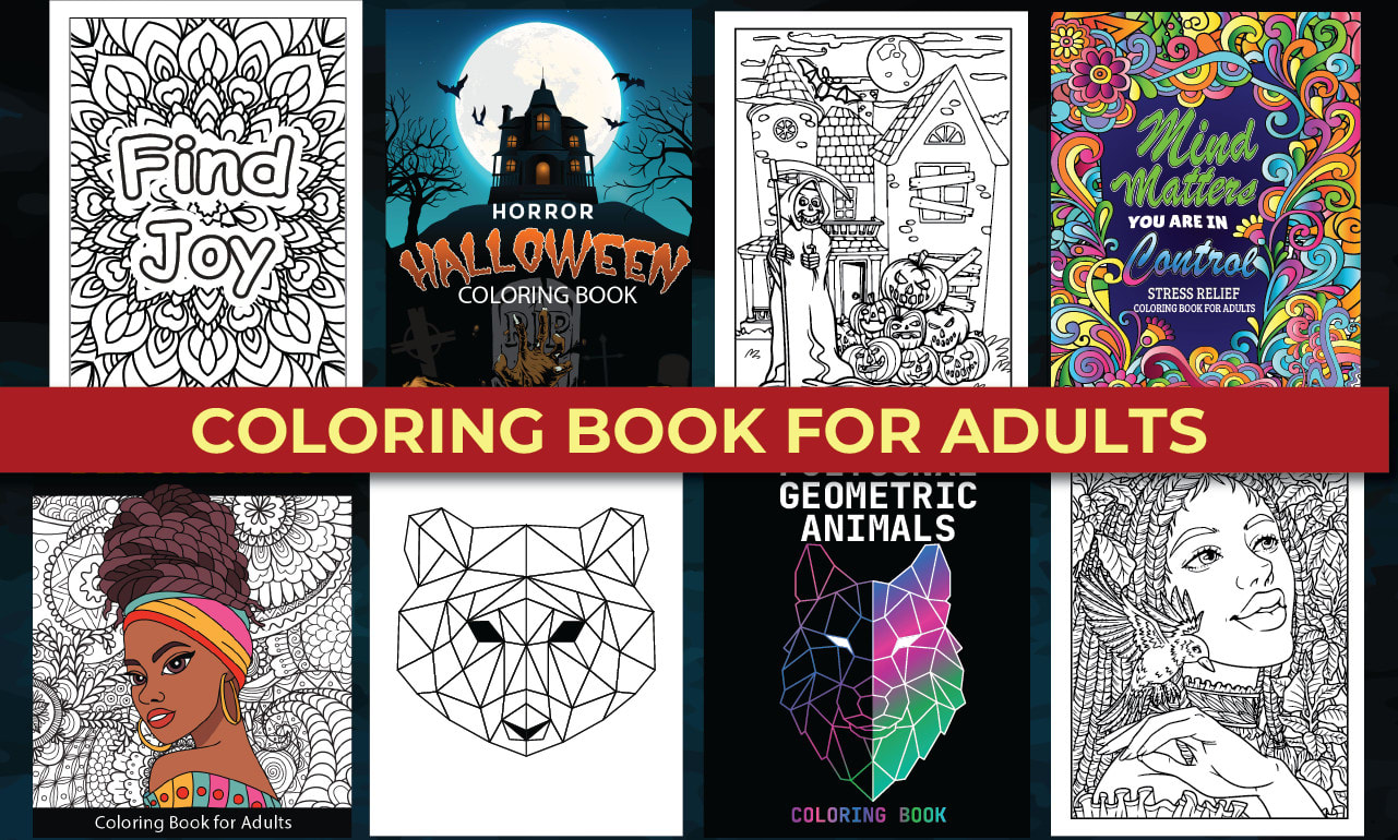 customized coloring book for adults