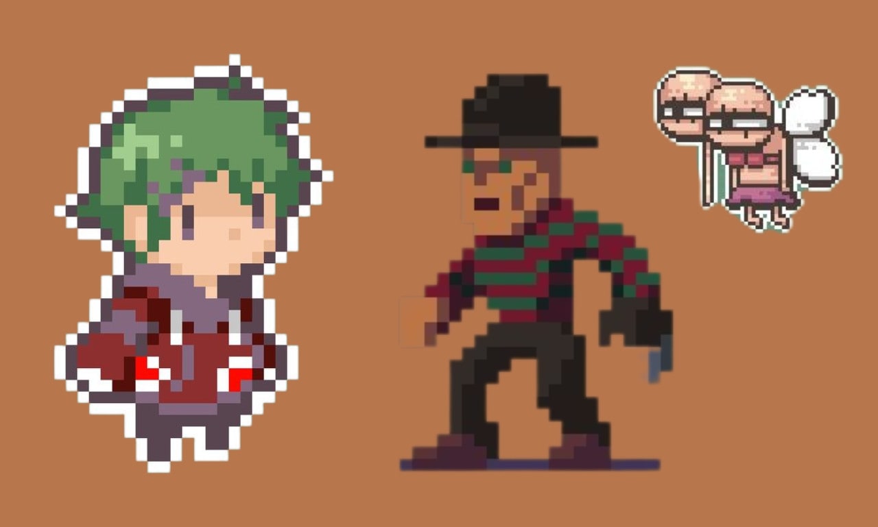 Design 2d Sprite Sheet Fnf Sprite Rpg Maker Rpg Sprite 2d Pixel Art