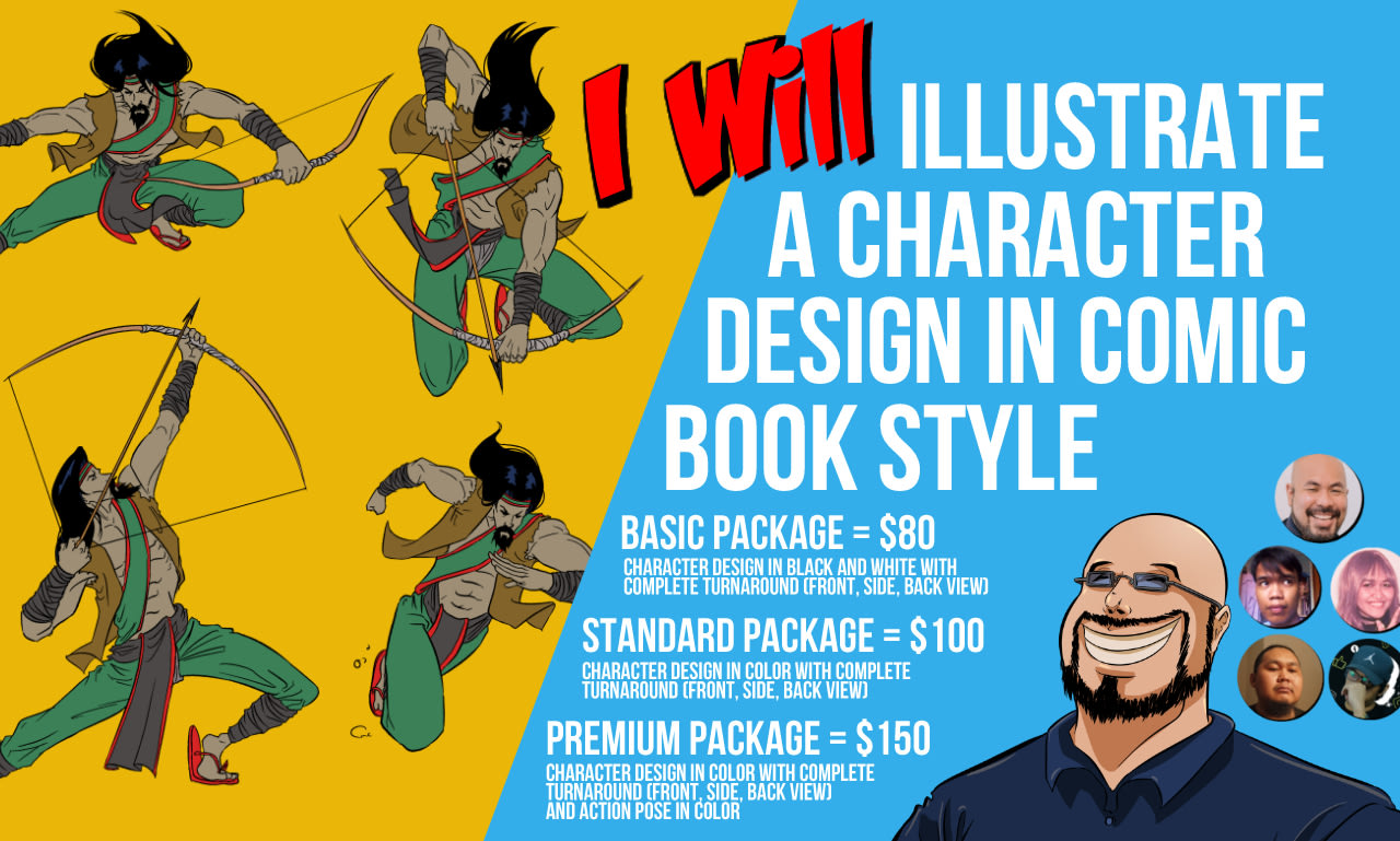 Comic Book Character Design