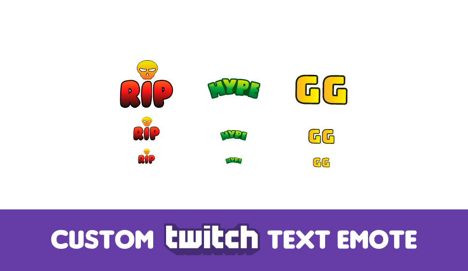 Digital Drawing & Illustration Art & Collectibles Streamer Emotes Word ...