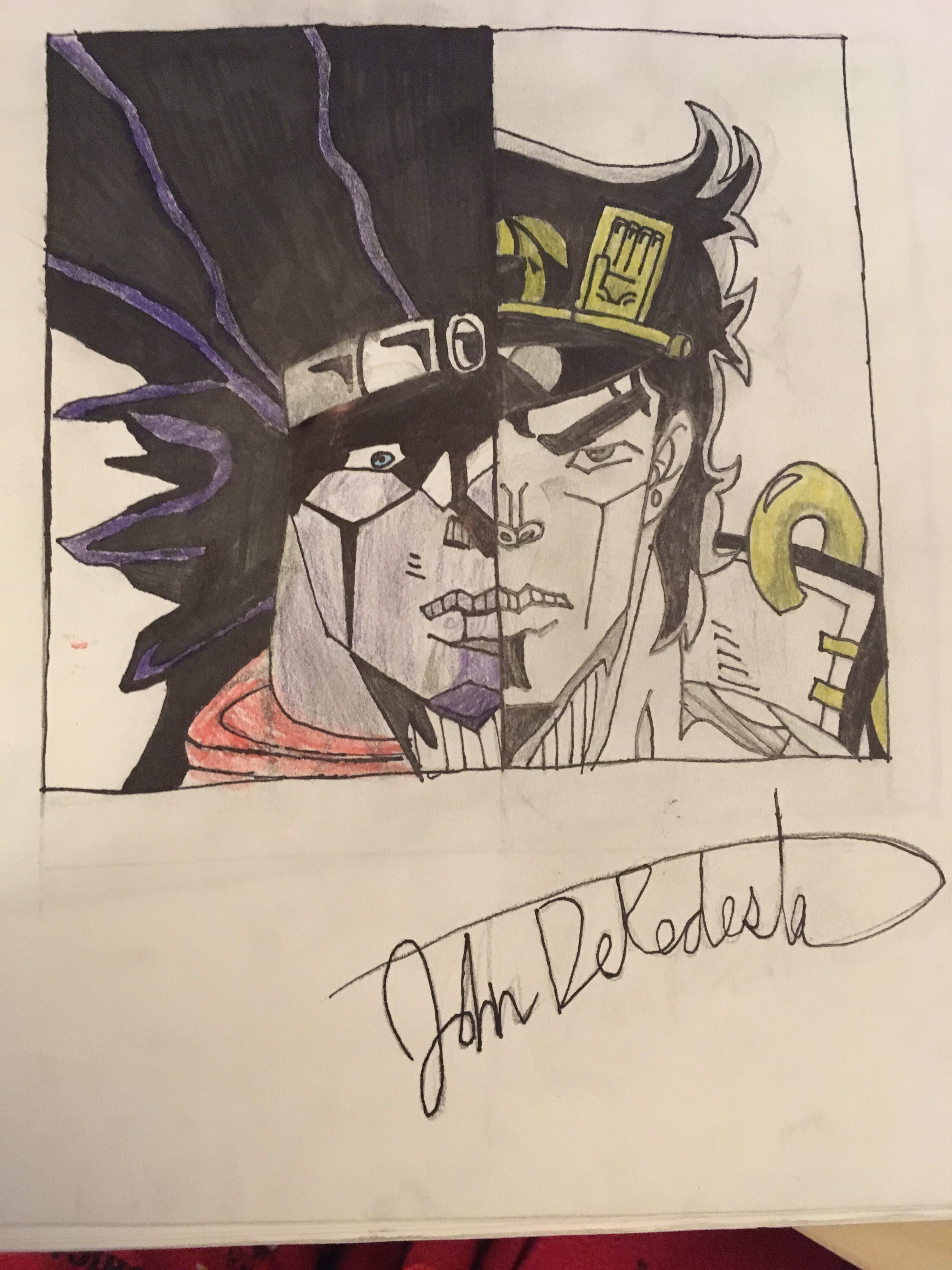 how to draw a jojo character