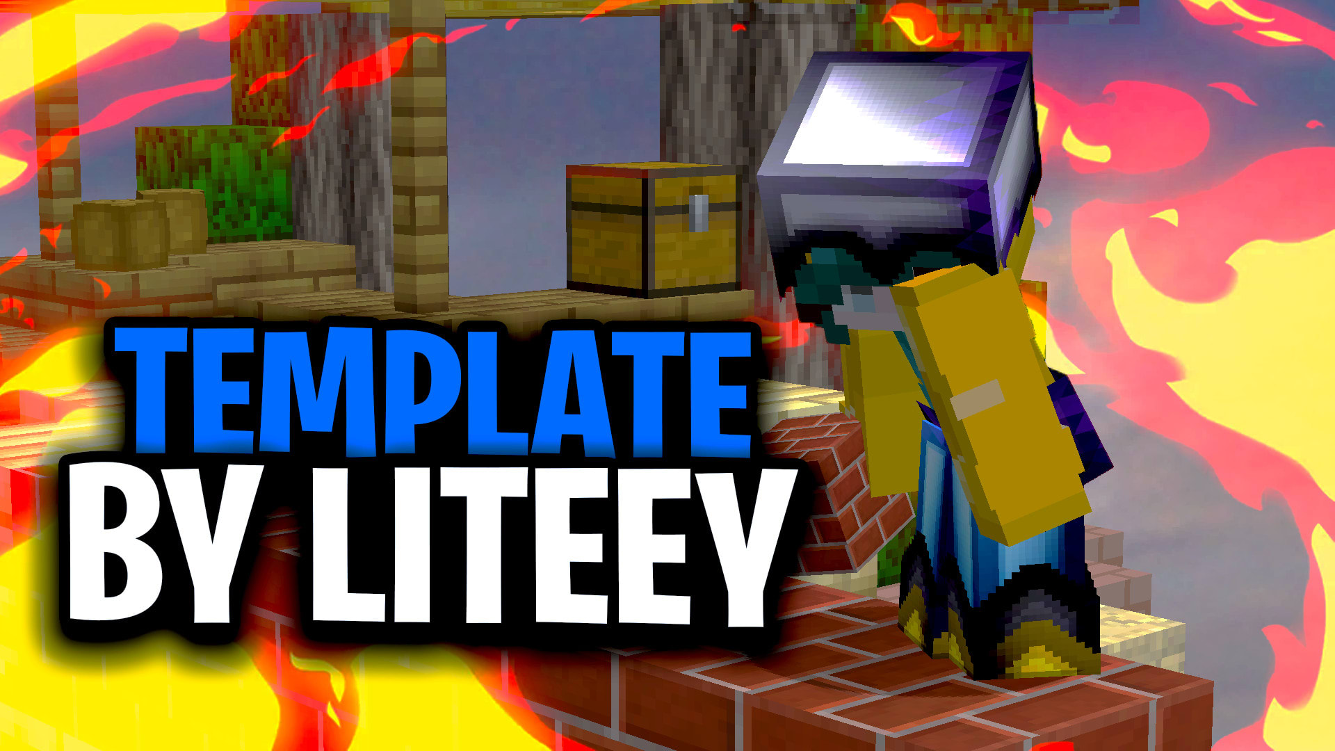 Minecraft Thumbnail Template Free Psd 2016 Youtube - Bank2home.com