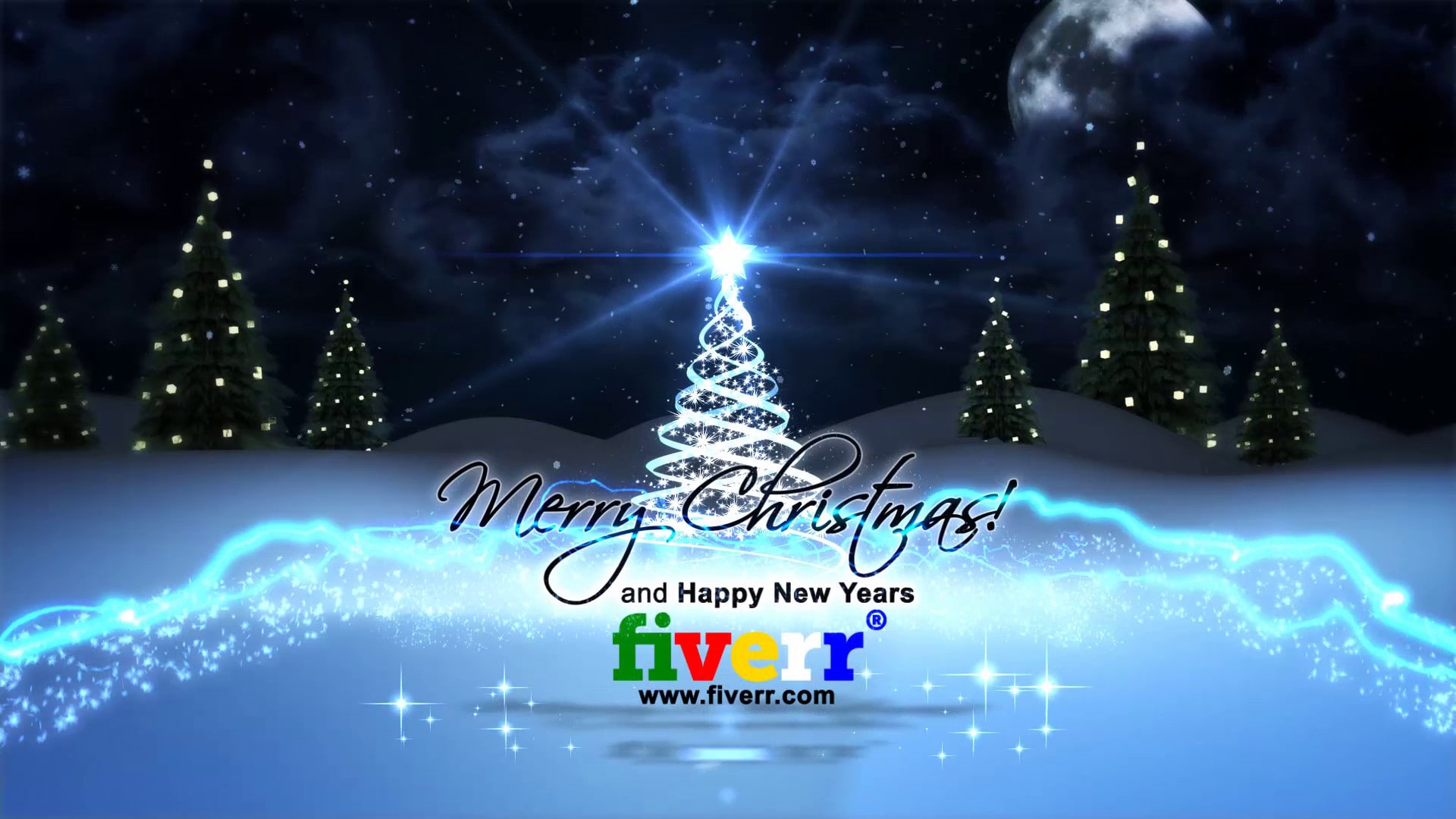 Fiverr Christmas Logo
