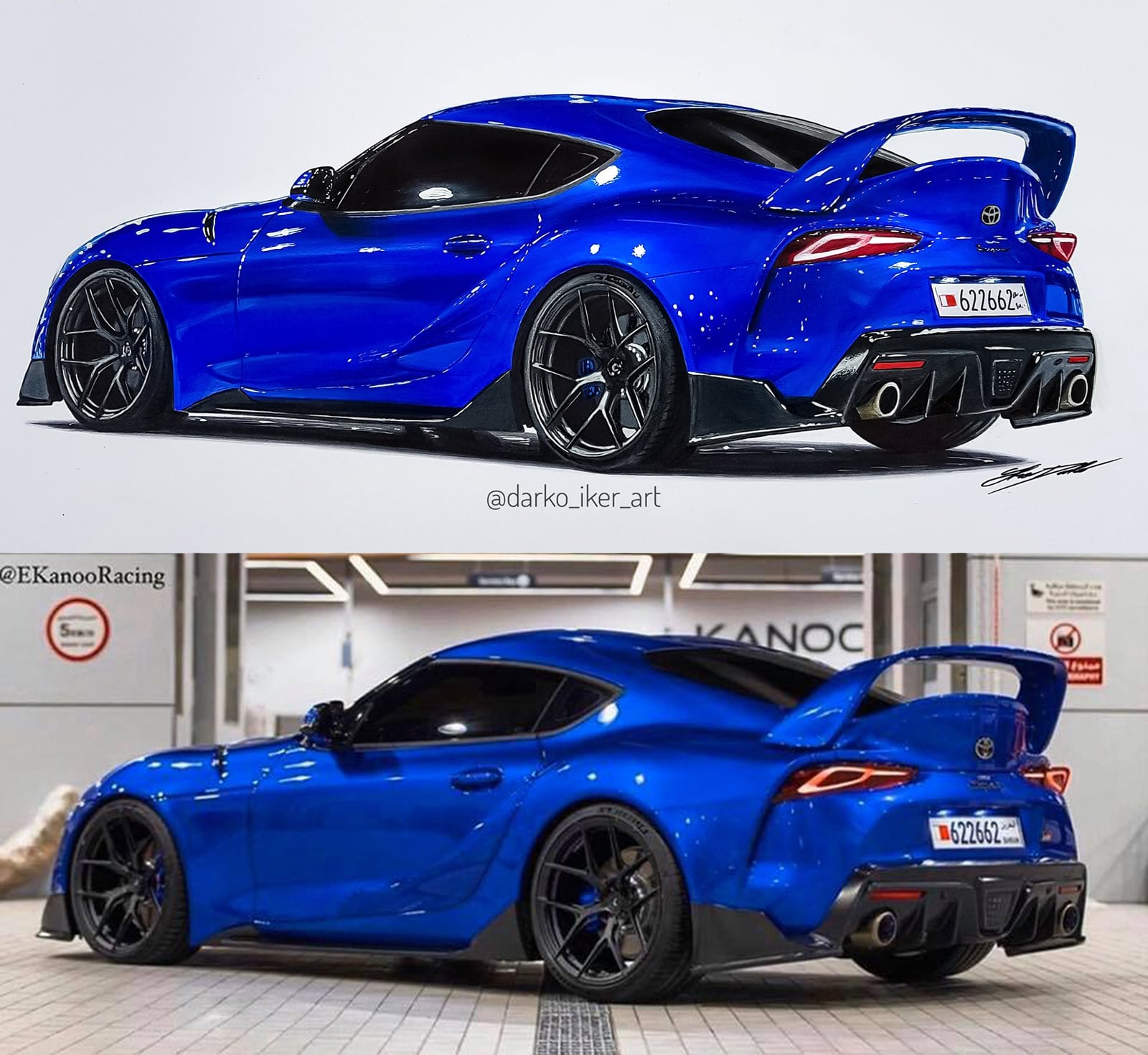 Hyper Realistic Car Drawings