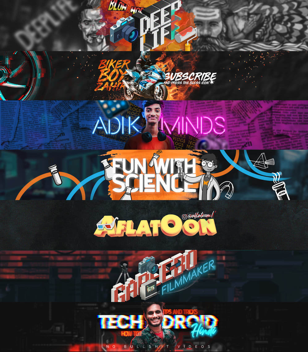 Awesome Youtube Channel Art