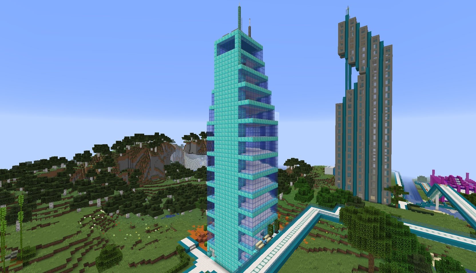 Minecraft Grattacielo Moderno 🗼Canton Tower In Guangzhou Is One Of