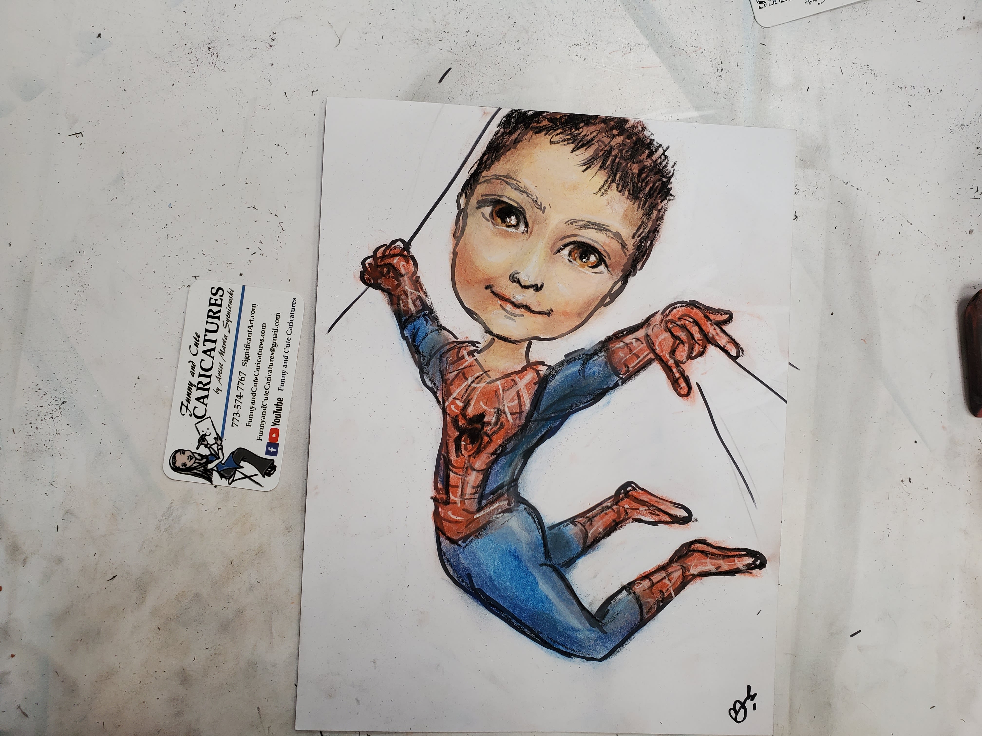 Cute Spiderman Drawing Chibi Spiderman By ~ninammm1 On DeviantART