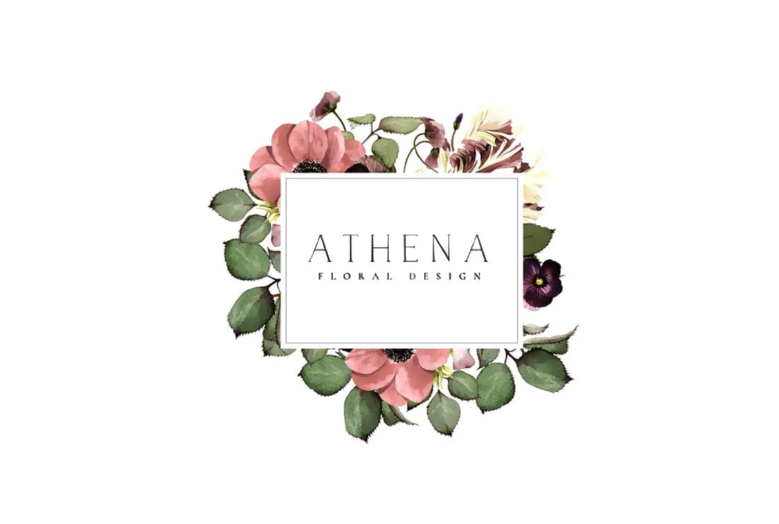 Vintage Floral Logo