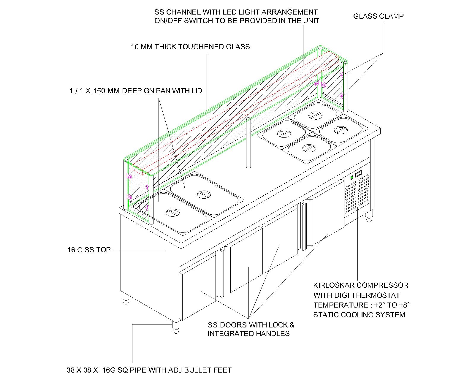 Commercial Kitchen Equipment Drawings