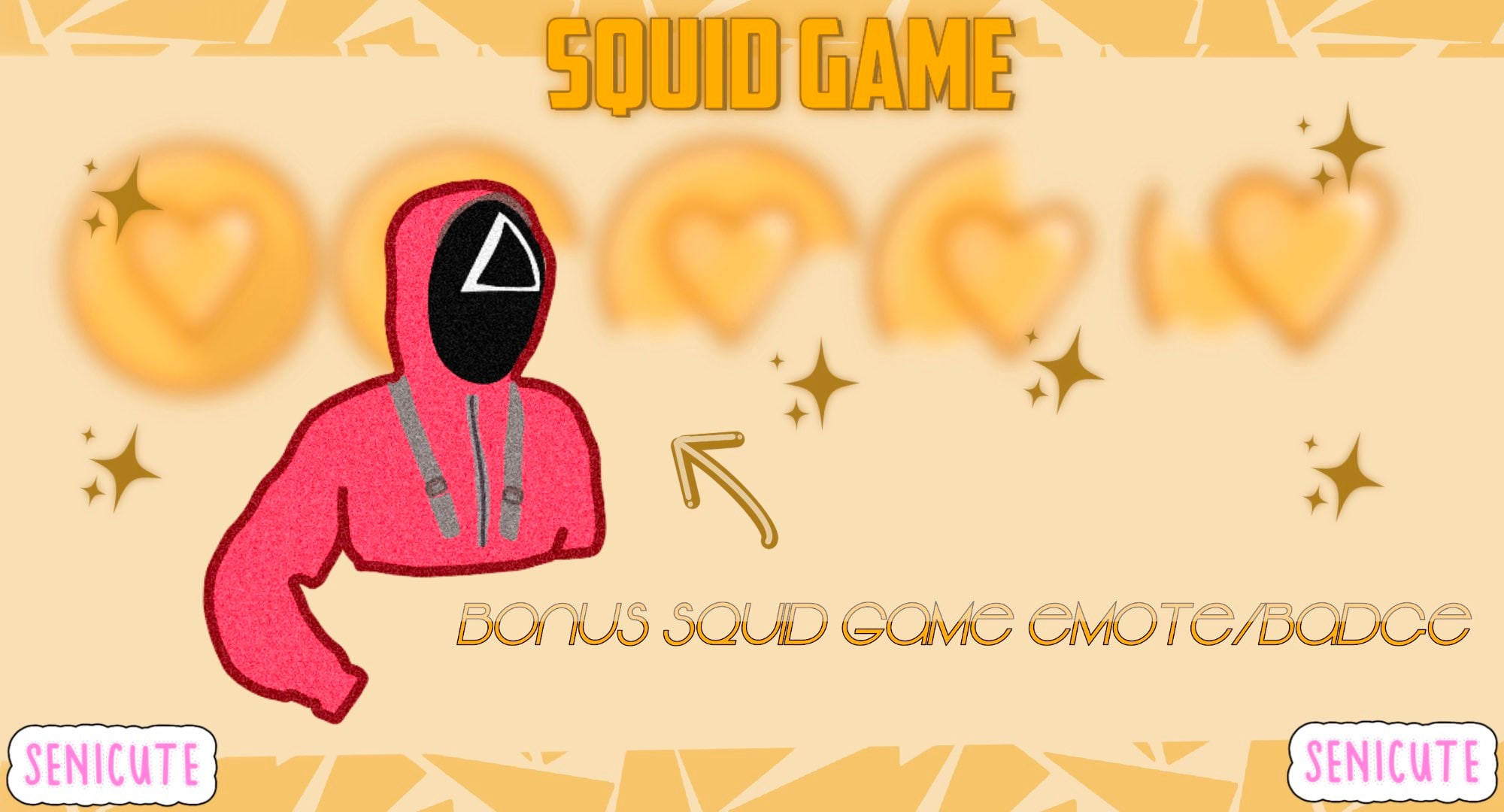 Squid Game Twitch Badges // Squid Game // Twitch Badges Drawing ...