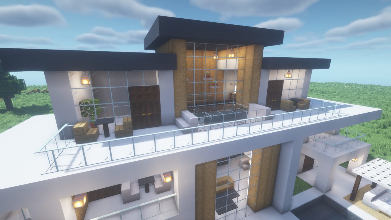 Minecraft Luxury House Plans