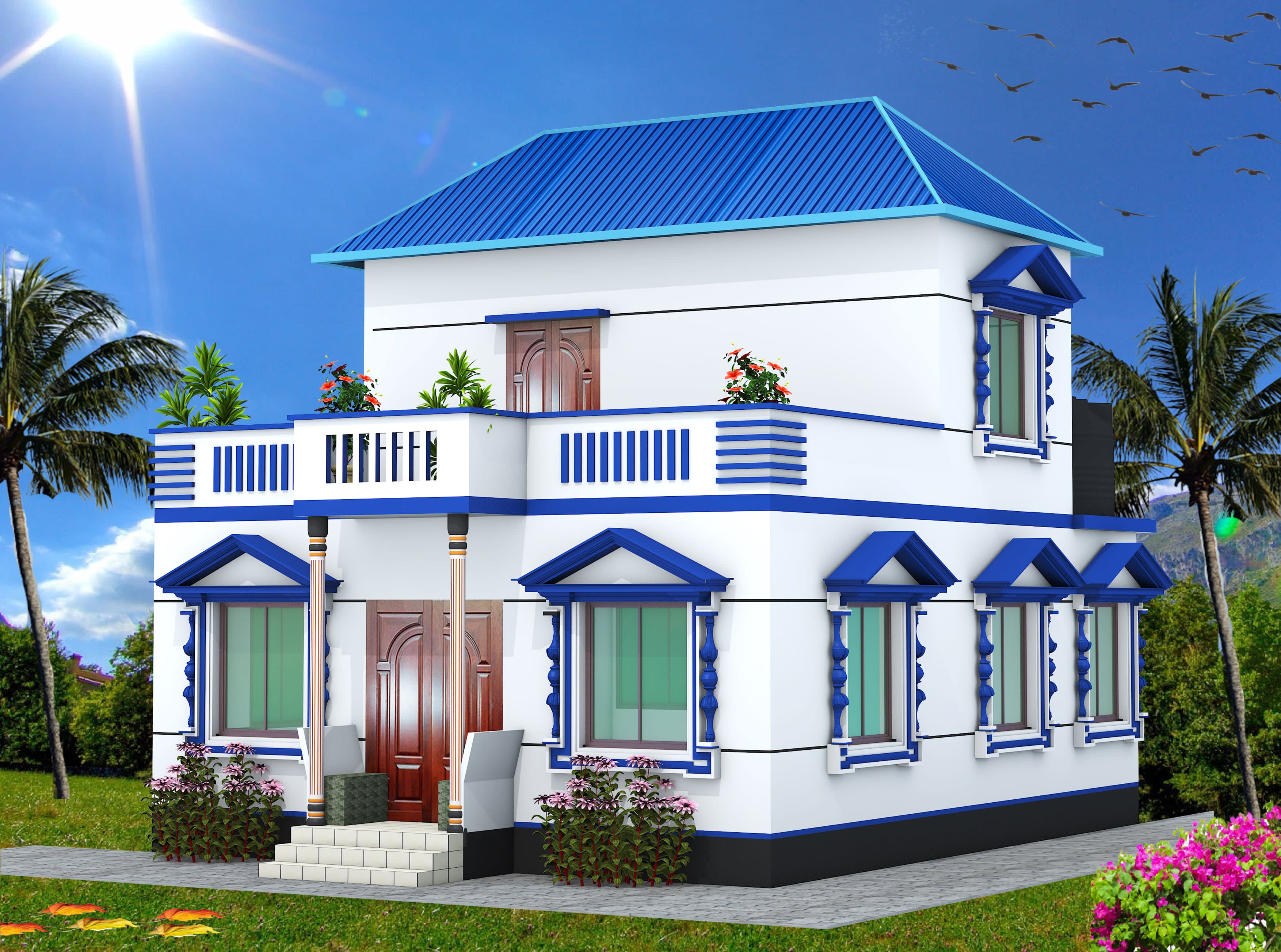 Tin Home Plans Bangladesh Village Home Design Hi Res Stock Photography