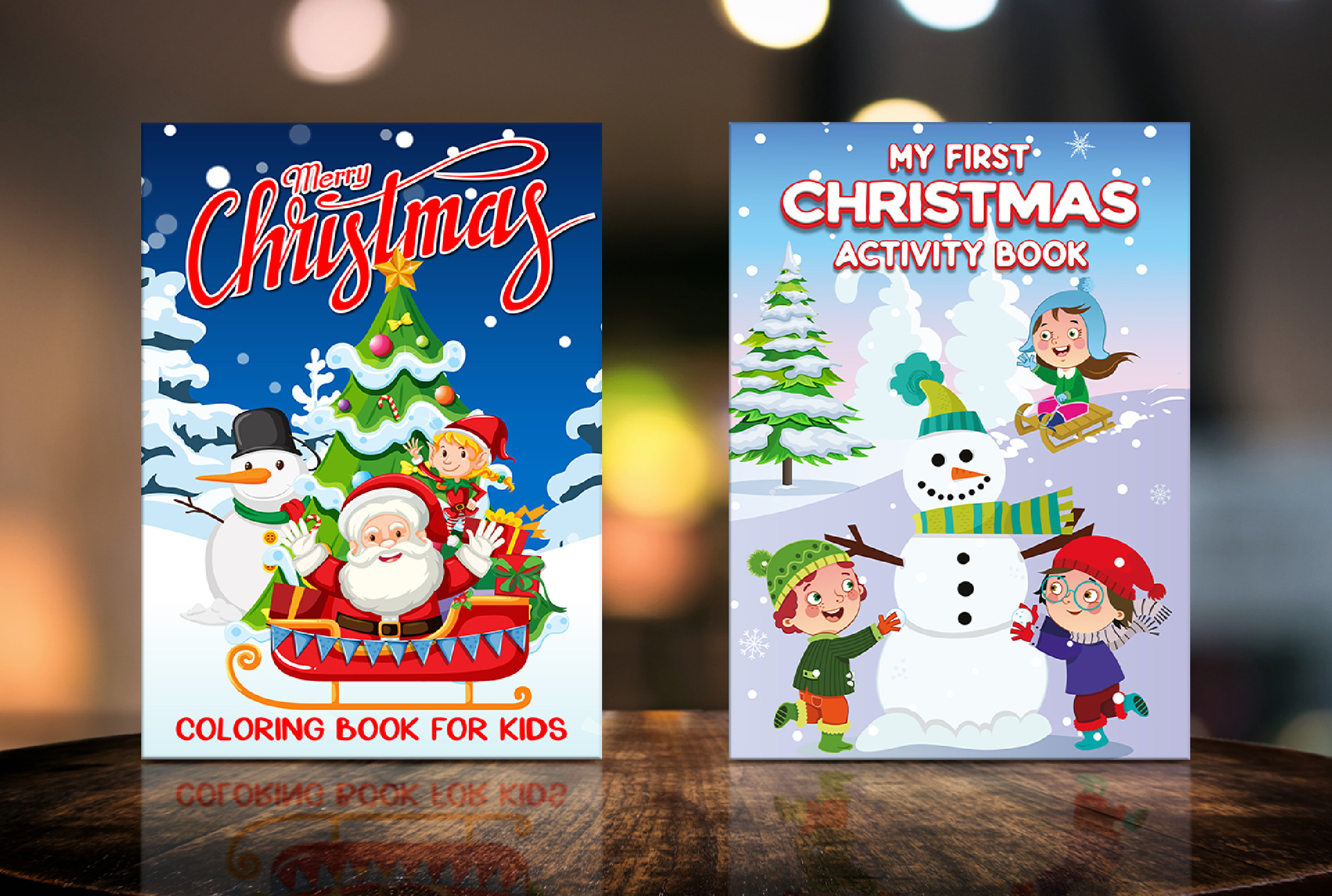 my first christmas coloring book