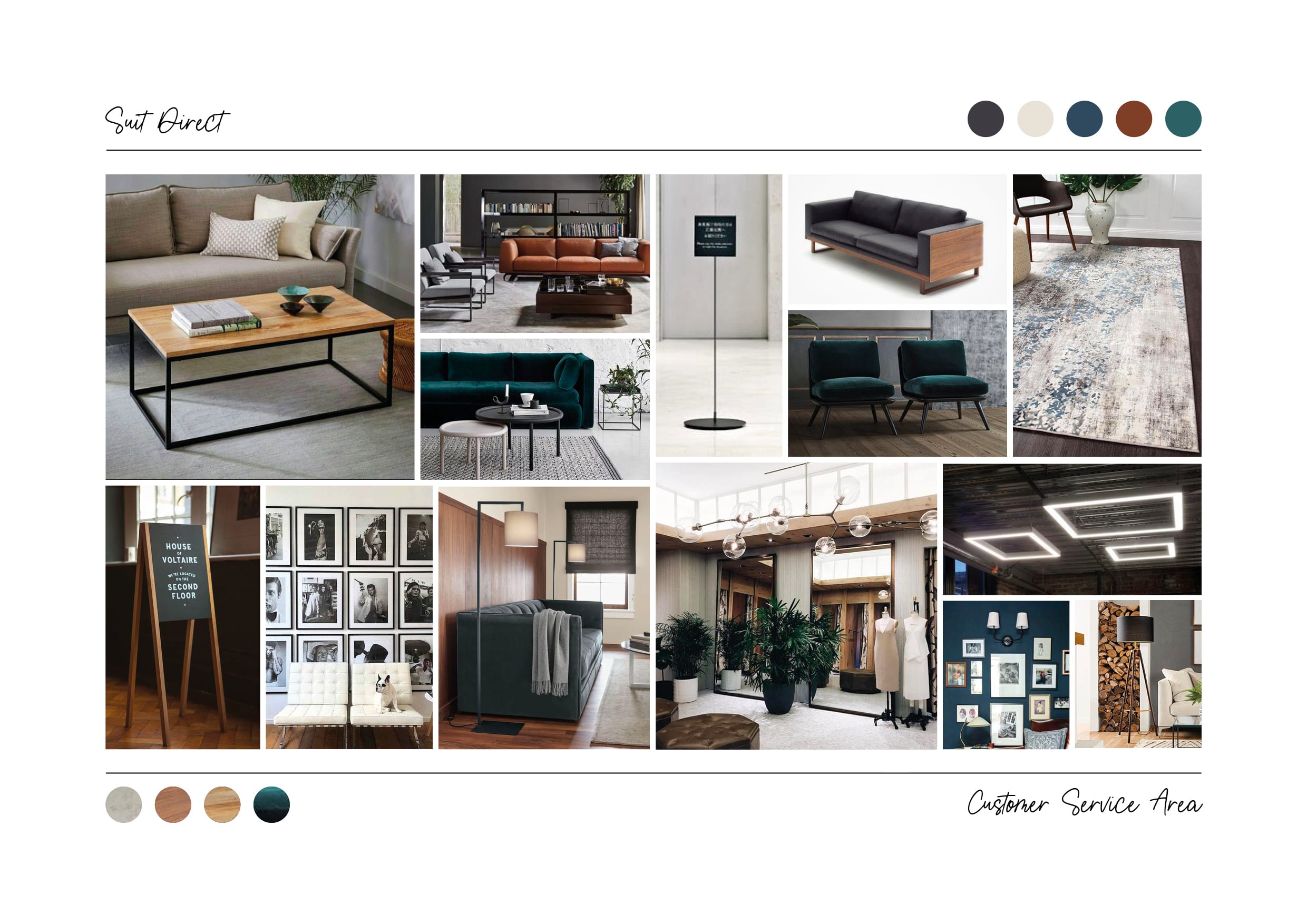 Interior Design Color Boards Commercial Hospitality