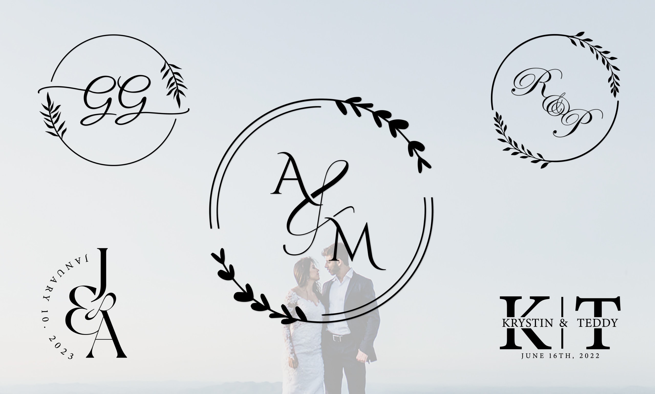 Wedding monogram ideas 60 photos - Vianawedding.com