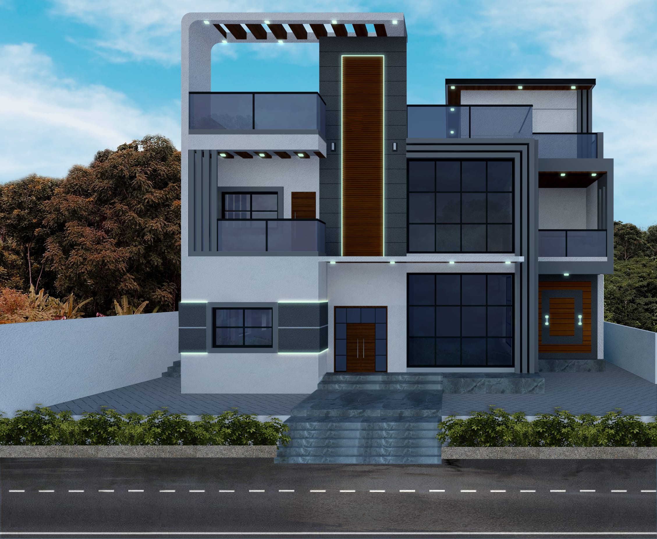 Interior Design Elevation Renderings 12 Super Elevation Façade Design