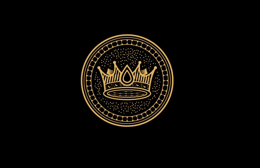 Awesome Crown Logo Free Vectors | Simple Crown BEST3 Icon: Gold