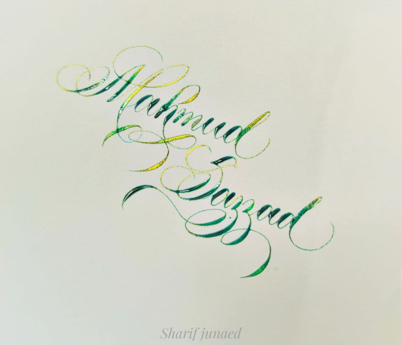 Alfabeto Carattere Copperplate