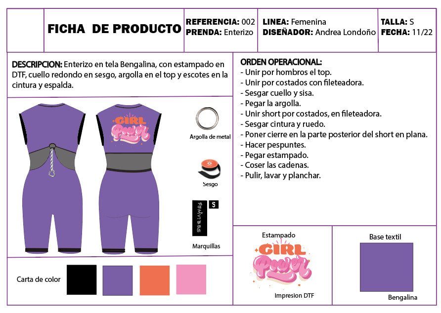 Fichas Tecnicas Moda - Infoupdate.org