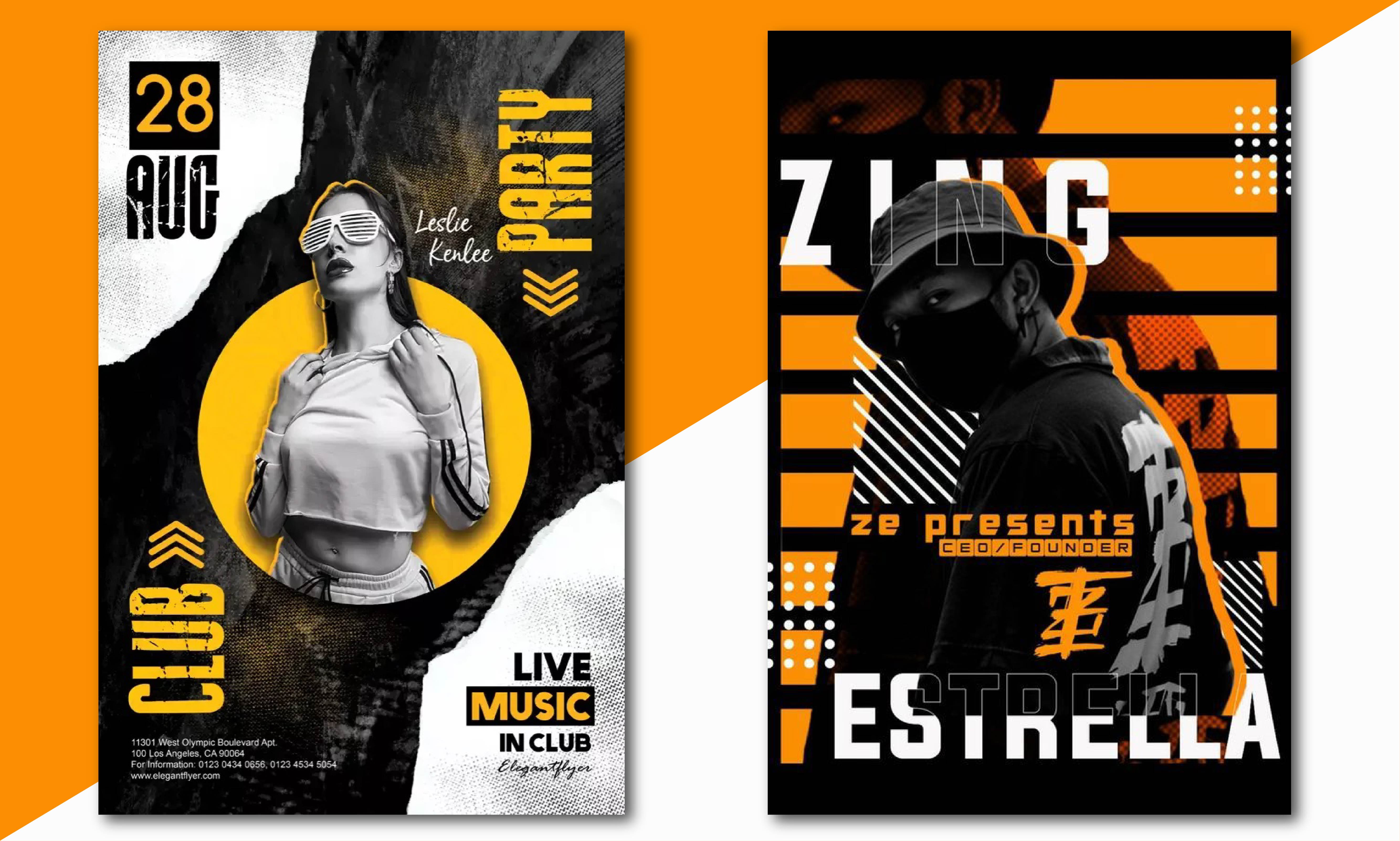 Event Poster Design Minimal