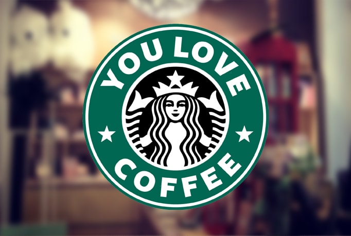 Starbucks Custom Logo Im So Behind On The Purim Posts But I Had To