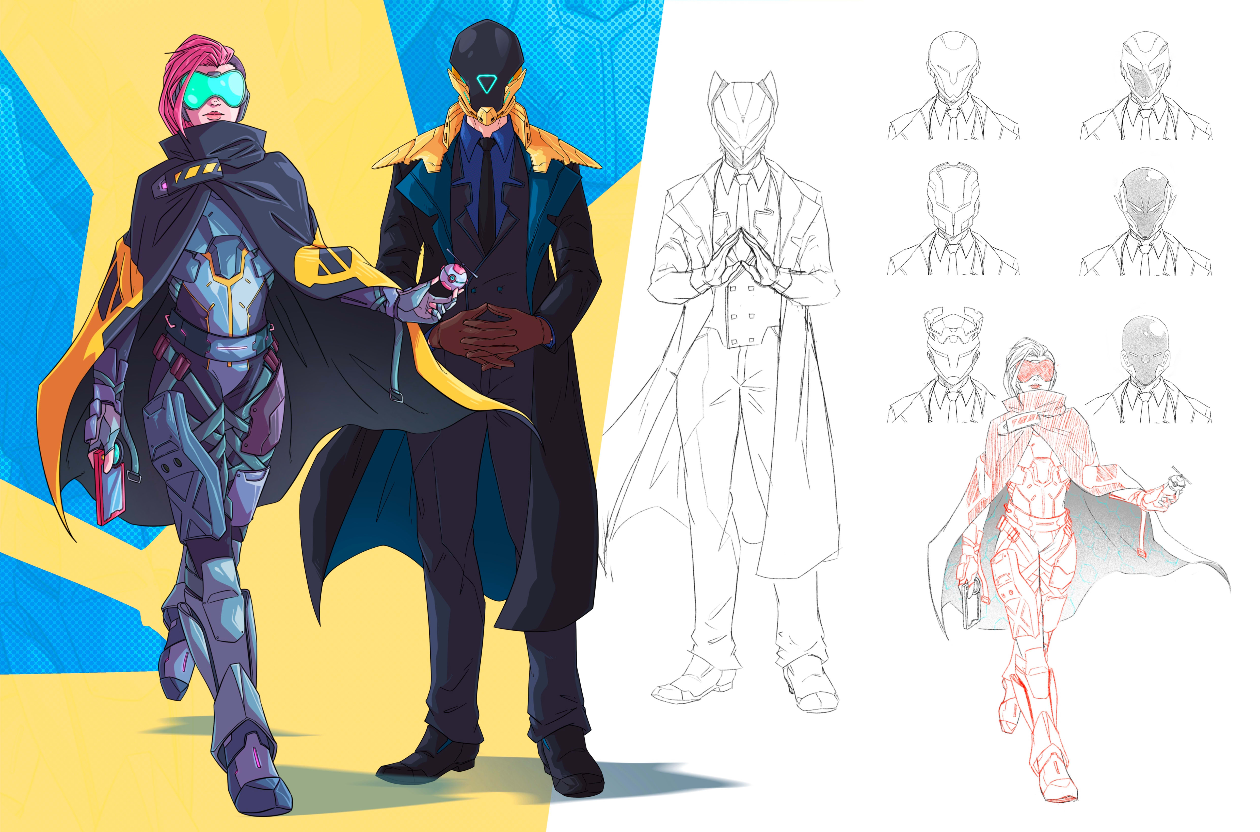 Anime Art Character Design Concept Character Sheet Anime Projects