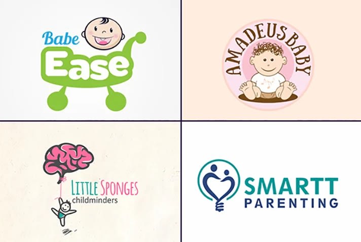 Conception De Logo De Garde D'enfants