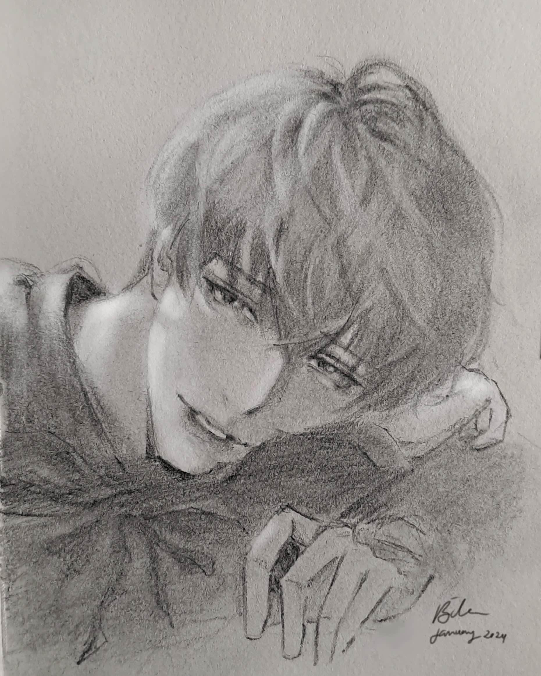 Cool Boy Pic Sketch