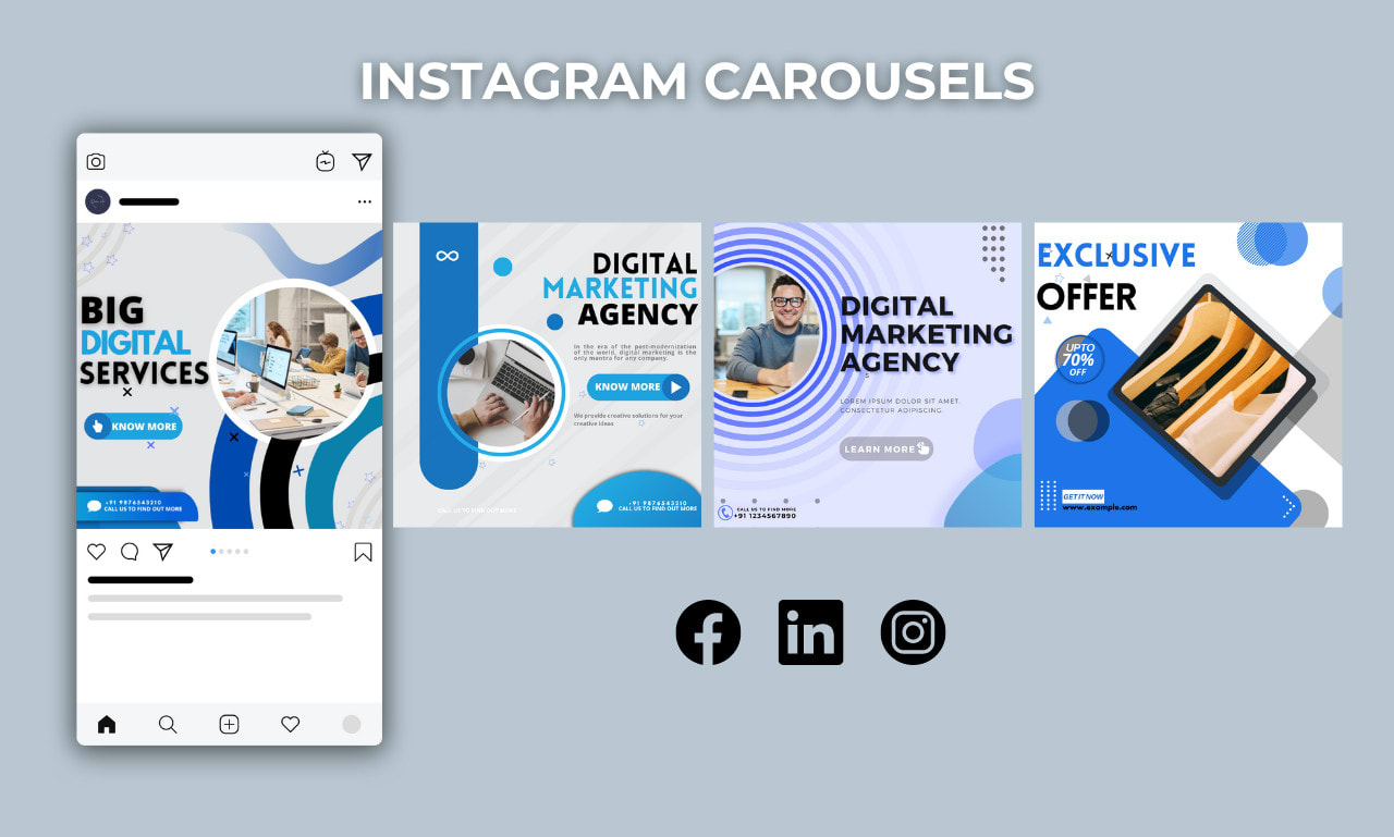digital carousel examples