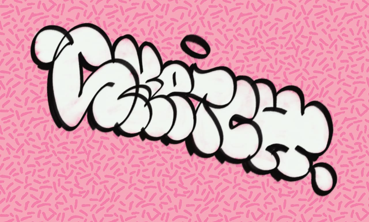 Vomitar Fuentes De Graffiti Fuente Decorativa En Blanco Y Negro En