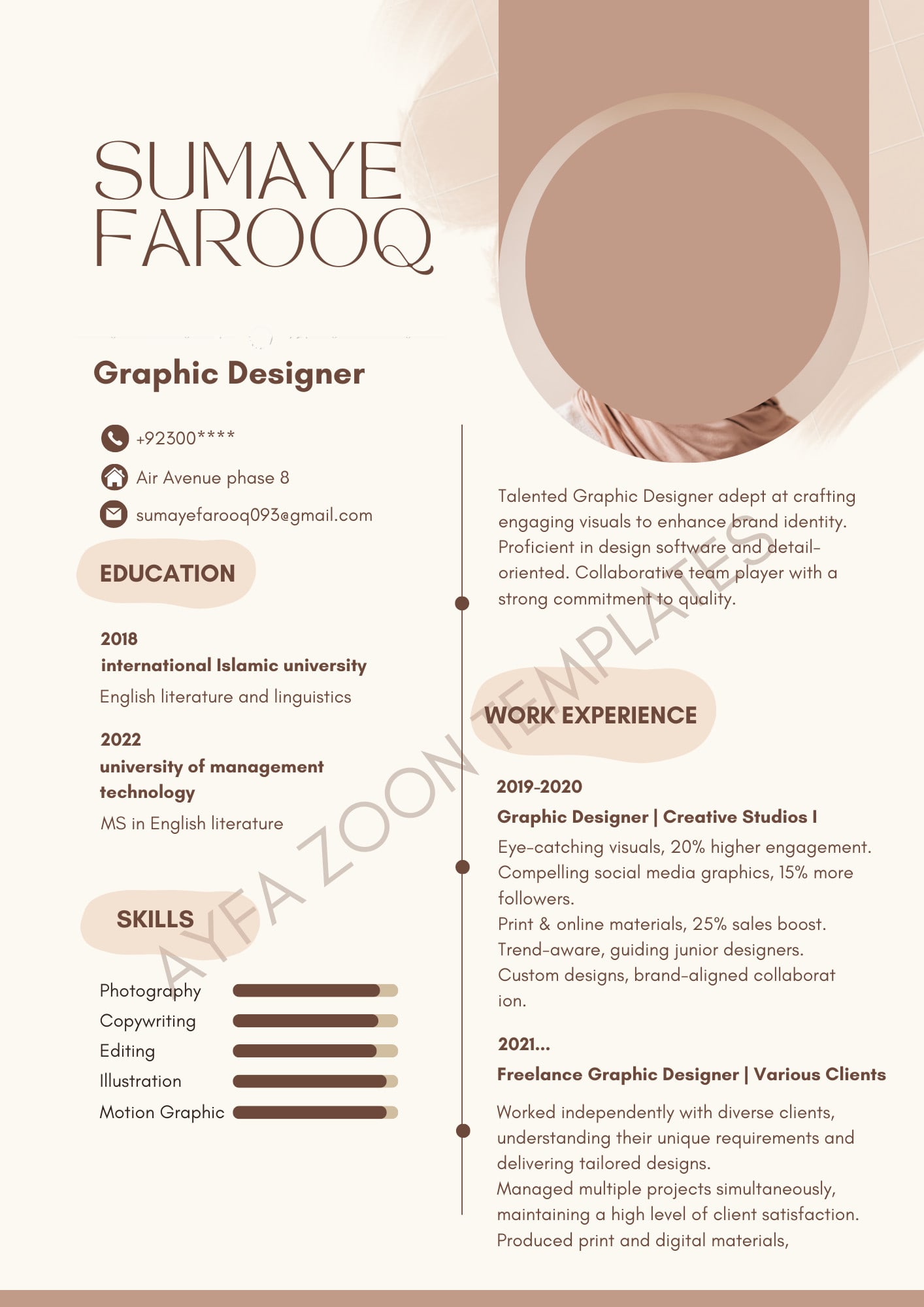 Resume Brochure Free Resume Templates For 2025 [Download Now]