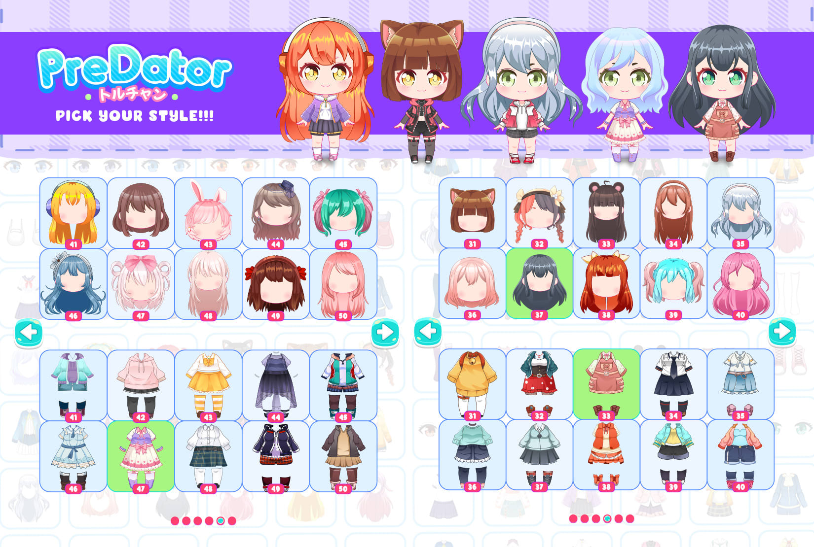 Plantillas Chibi